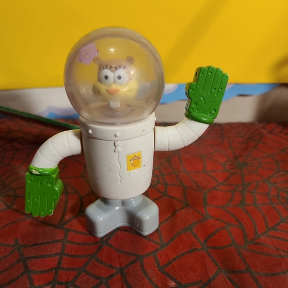 Toys | Burger King 202sandy Karate Chop Spongebob Toy Figure Arms Spin ...